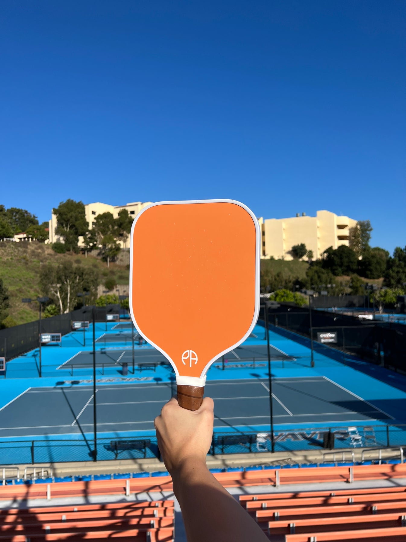 Orange Pickleball Paddle – Pickles Athletic